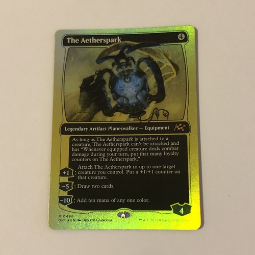 The Aetherspark (First-Place Foil) MTG Aetherdrift Foil | eBay