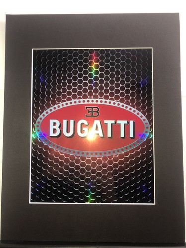 Bugatti Logo Holographic 11x14 Matted Frame | eBay
