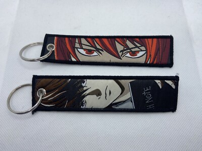 Death Note Anime Manga Light Yagami Jet Tag Keychain | eBay