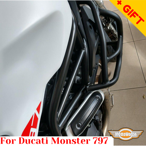For Ducati Monster 797 engine guard Ducati 797 crash bars, Bonus | eBay