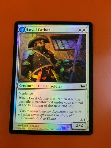 1x Loyal Cathar // Unhallowed Cathar | FOIL | Dark Ascension | MTG ...