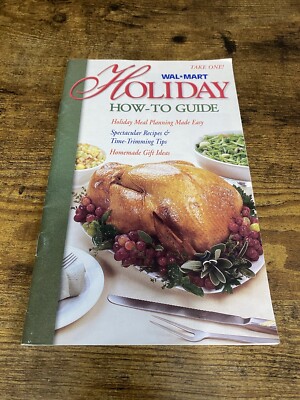 Vintage Walmart Holiday How-To Guide Cookbook Recipes Magazine Cook ...