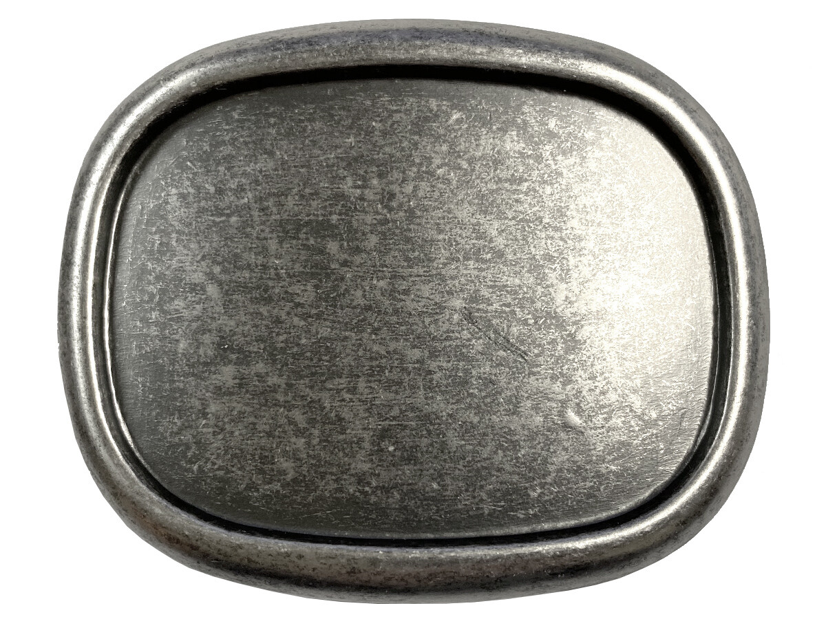 Plain Vintage Belt Buckle Antique Oval Buckle fits 1-1/2" (38mm) Wide ...