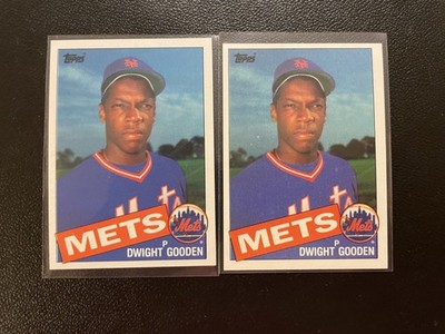 1985 Topps Baseball #629 Dwight Gooden RC Rookie Lot Of 2 #22 | eBay