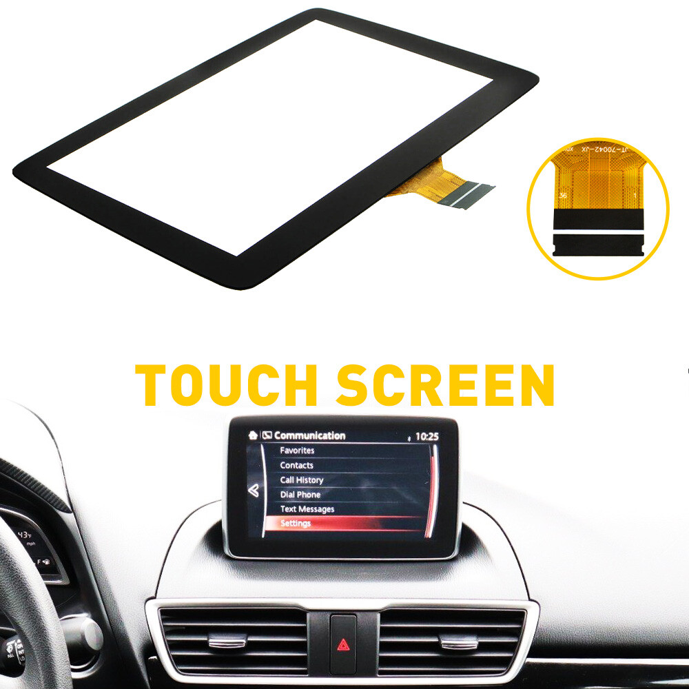 Touch Screen Glass Digitizer For Mazda 3 2014-2016 7" Radio Information ...