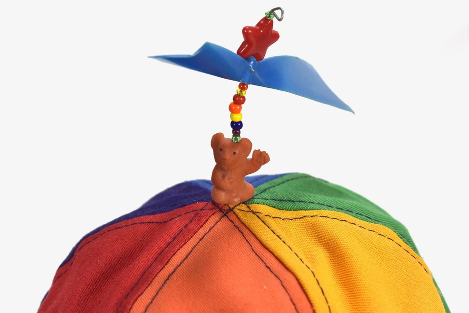 Vintage Seaside Interstellar Propeller Hat Teddy Bear Child Size Medium ...