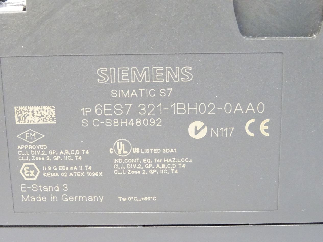 Siemens S7-300 SM321 6ES7321-1BH02-0AA0 (ohne Klappe und ohne Stecker ...