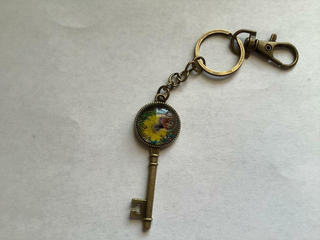 Homemade resin keychains keys keyring purse backpack gift | eBay
