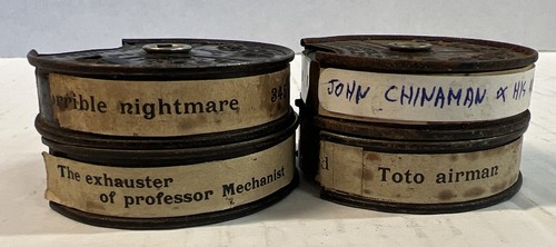 4 x Rare Pathe Baby (Pathescope) Animated 9.5mm Cine Films (262 345 600 ...