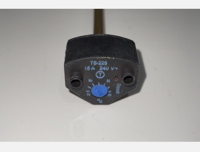 Tesla TS225 11" Control & High Limit Rod Immersion Dual Thermostat ...