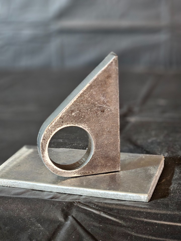 4PK Steel trailer ramp tabs weld-on sliding trailer ramp brackets 3/8 ...