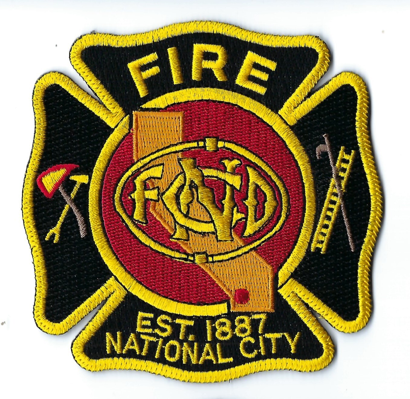 National City (San Diego County) CA California Fire Dept. NCFD patch ...