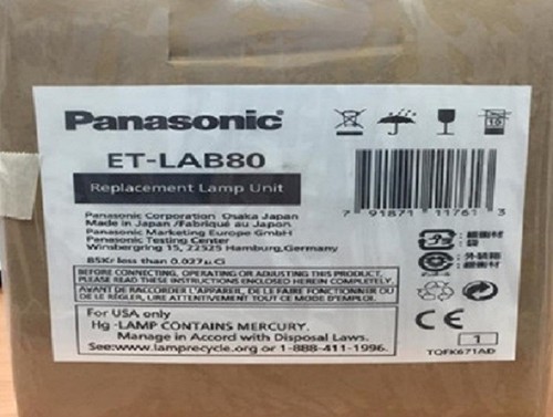 Genuine PANASONIC PT-LB80NT, PT-LB80NTU, PT-LB80U Projector Lamp ET ...