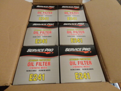 Service Pro Engine Oil Filter E241 - LOT OF 6 | eBay