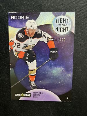 22-23 UD Synergy Hockey RC Rookie Light Up The Knight LNR-HD Hunter ...