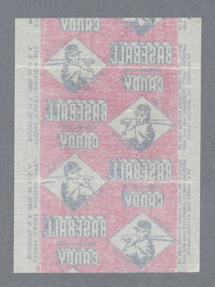 1951 Topps Blue Backs Baseball Wrapper | eBay