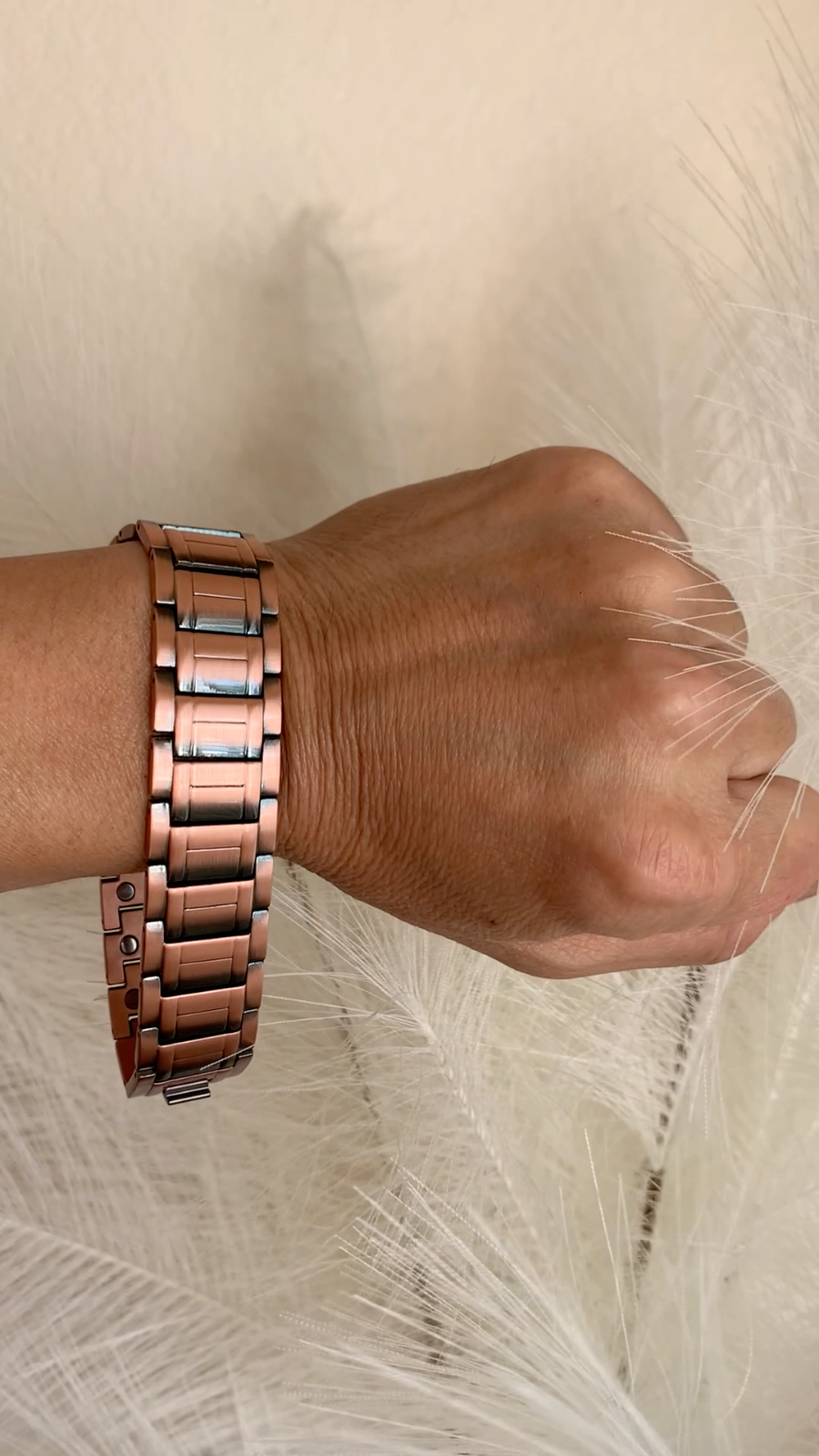 Giant Copper Magnetic Bracelet 4 Elements Men Women Restore Balance ...