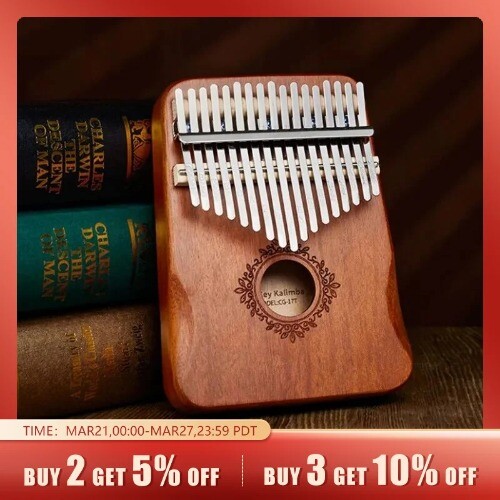 Kalimba 17 Keys Thumb Piano High Quality Wood Mbira Body Musical ...