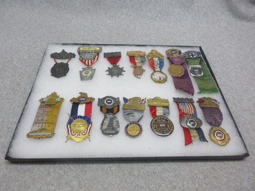1901-1920 AFL CONVENTION DELEGATE BADGES & RIBBONS Union Labor AMAZING ...