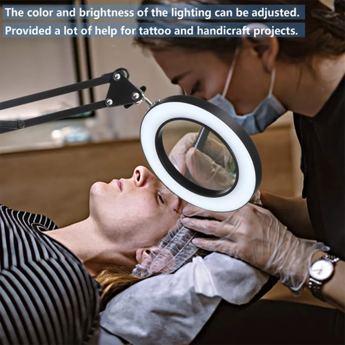 Magnifier LED Lamp for Jewelry Making and Inspection with 10X ...