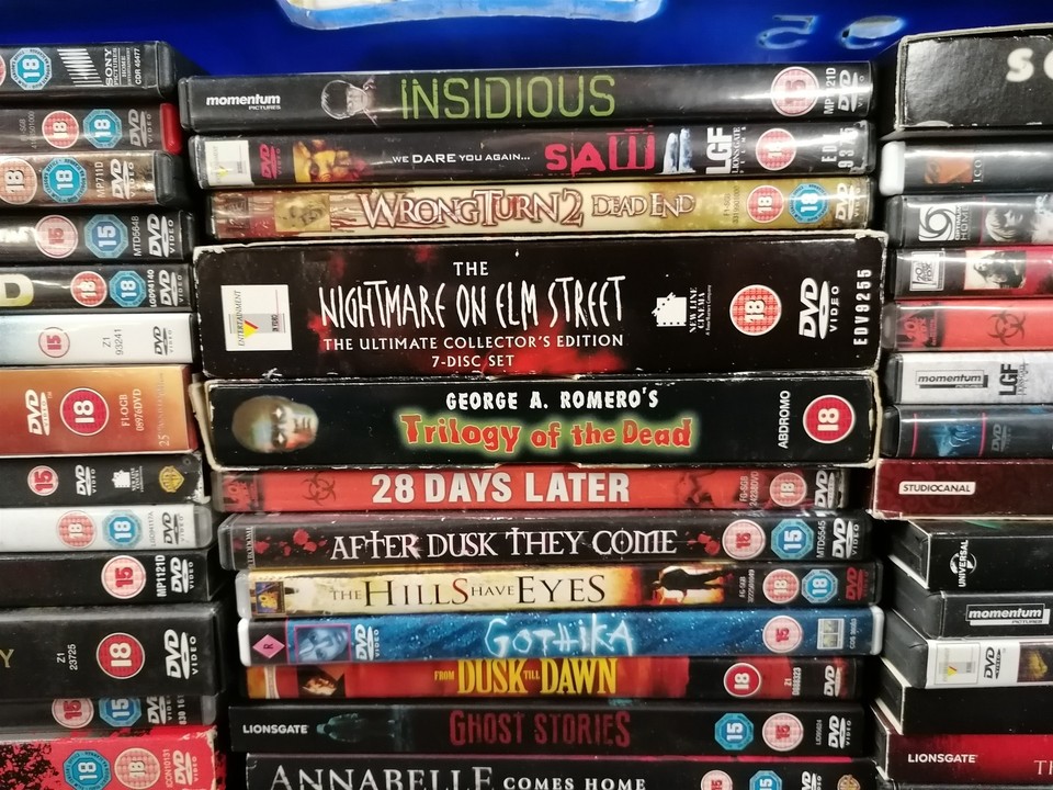 Horror Slasher Supernatural Scary DVD Movies Job Lot Collection Bundle ...