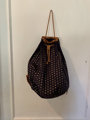 J Crew Crewcuts Drawstring Backpack Baby With Gold Stars NWT | eBay