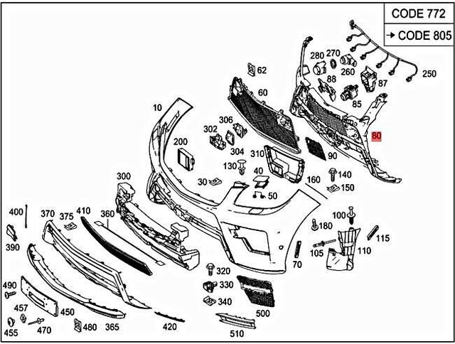 MERCEDES BENZ 1668851465 Genuine OEM Factory Original Frame for sale ...