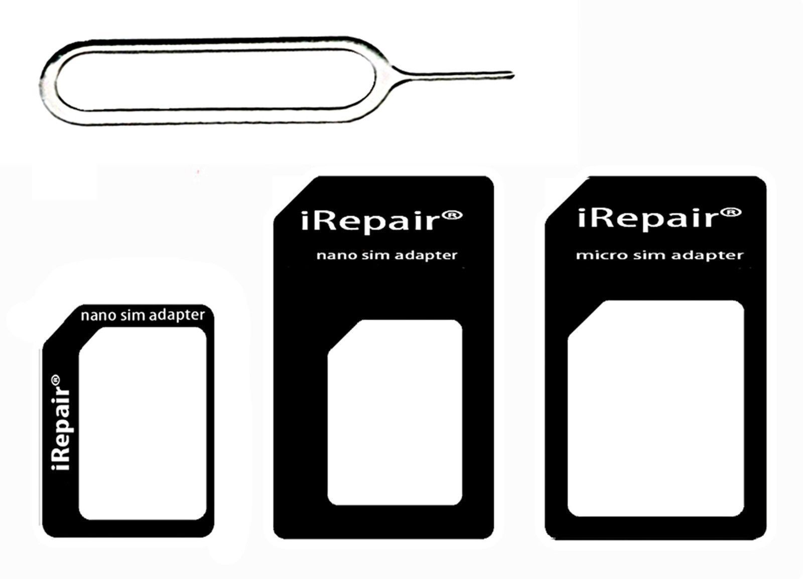 MULTI NANO SIM KARTEN ADAPTER MICRO SIMADAPTER FÜR SIM KARTE D2 XTRA ...