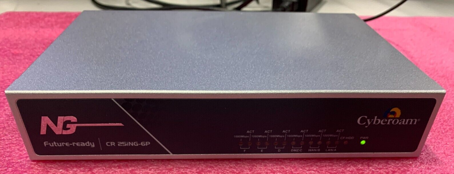 Cyberoam CR25iNG-6P 6-Port UTM Firewall Router Security Appliance SCB ...