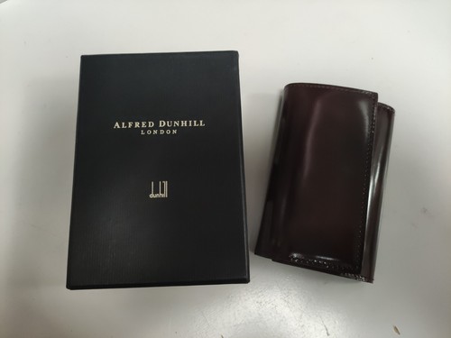 Genuine Dunhill glossy brown cowhide key holder for 6 keys | eBay