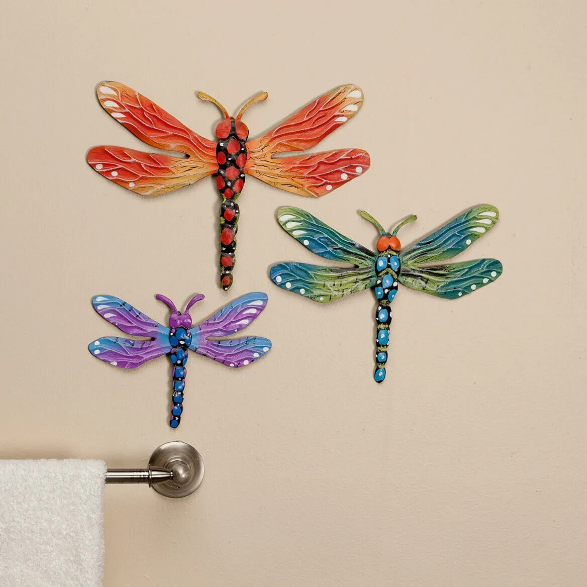 Metal Dragonfly Plaques, Set of 3 by Fox River™ Creations | eBay