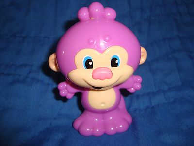 Laugh and Learn Monkey Rattle Fisher Price 2013 Mattel 3.5" T PVC | eBay