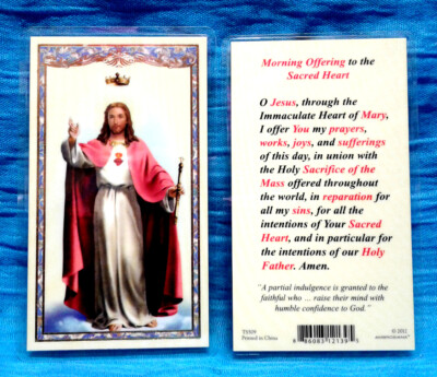 Holy Cards - Sacred Heart Of Jesus Christ