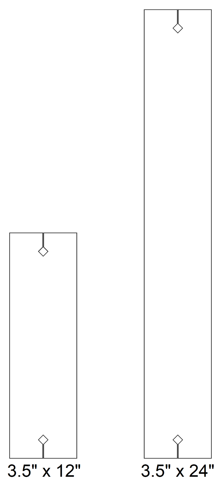 3.5" x 12" 3/8" AR500 2x4 Steel Protector Plate for Shooting Target ...