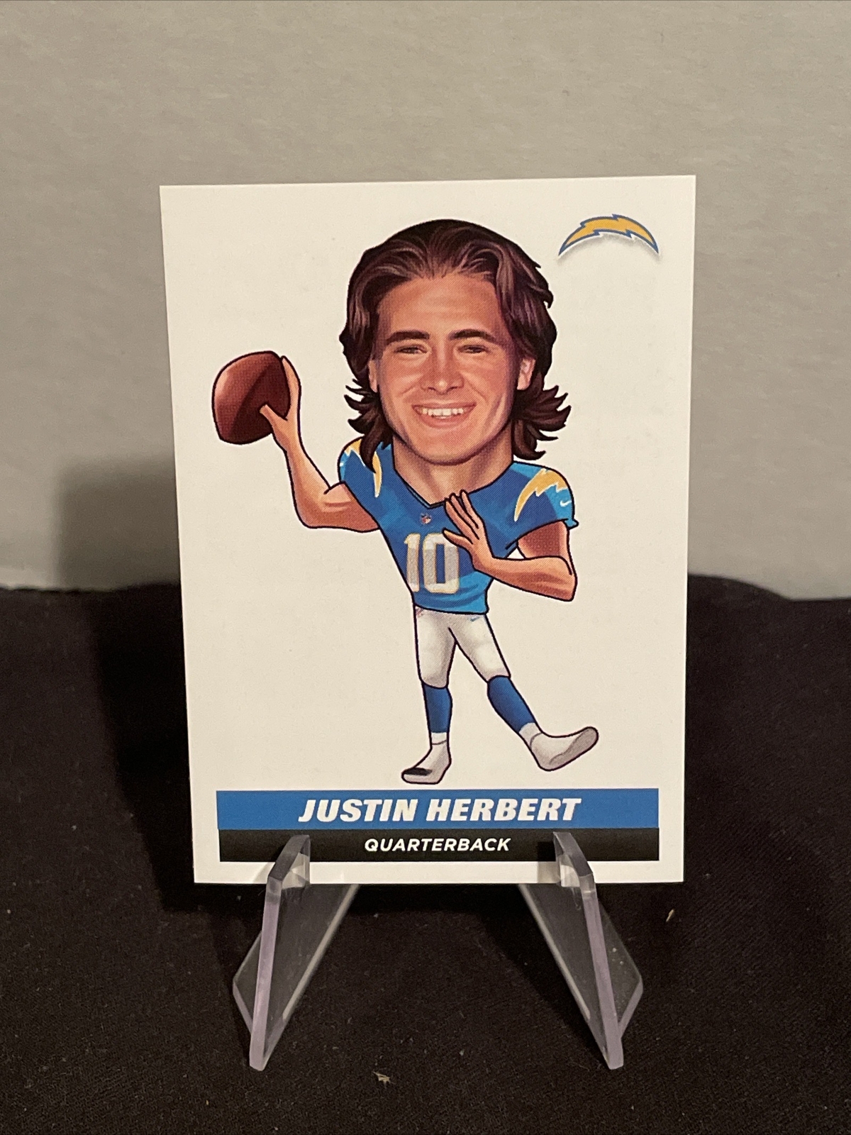 Justin Herbert "Big Head" STICKER 2021 Panini Sticker Card Collection ...
