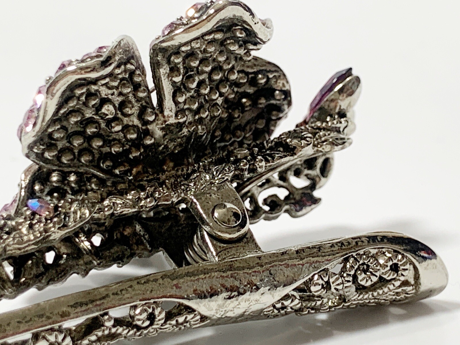 Nordstrom Bridal Pink Faux Crystal Stainless Steel Hair Clip | eBay