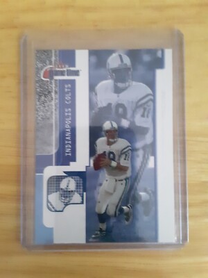 Peyton Manning 2001 Fleer Game Time #107 Card Indianapolis Colts | eBay
