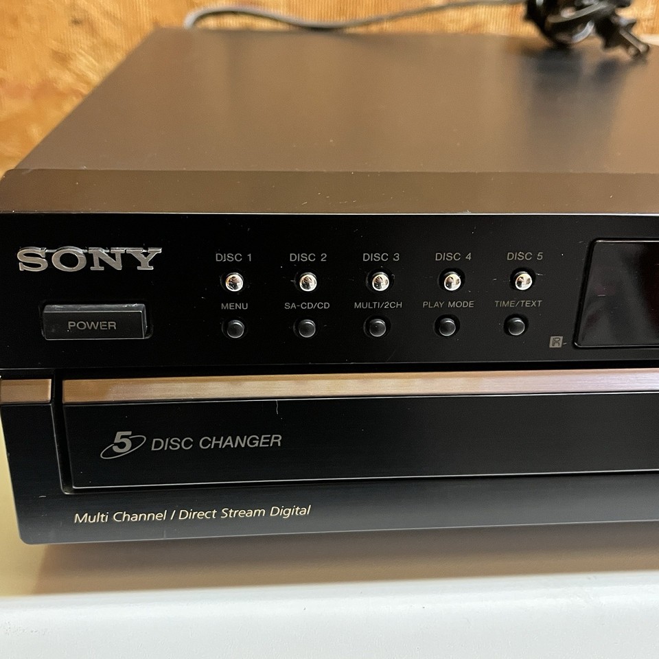 Sony SCD-CE595 5-Disc Super Audio CD Player SACD 5.1 Surround Changer ...