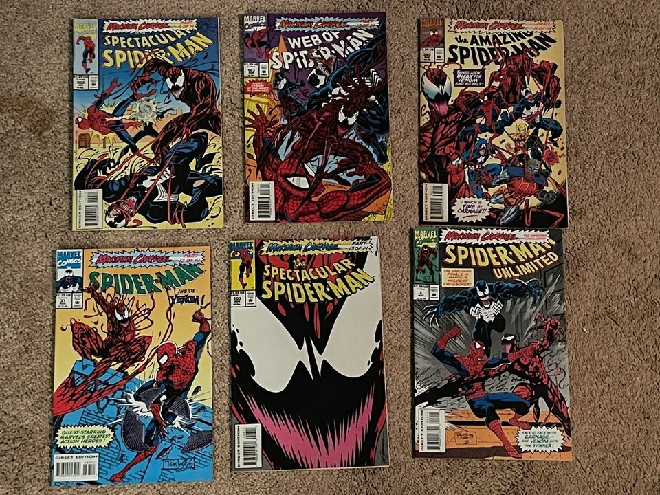Spider-Man, Venom Comic Lot of 21: Spirits of Venom / Maximum Carnage ...
