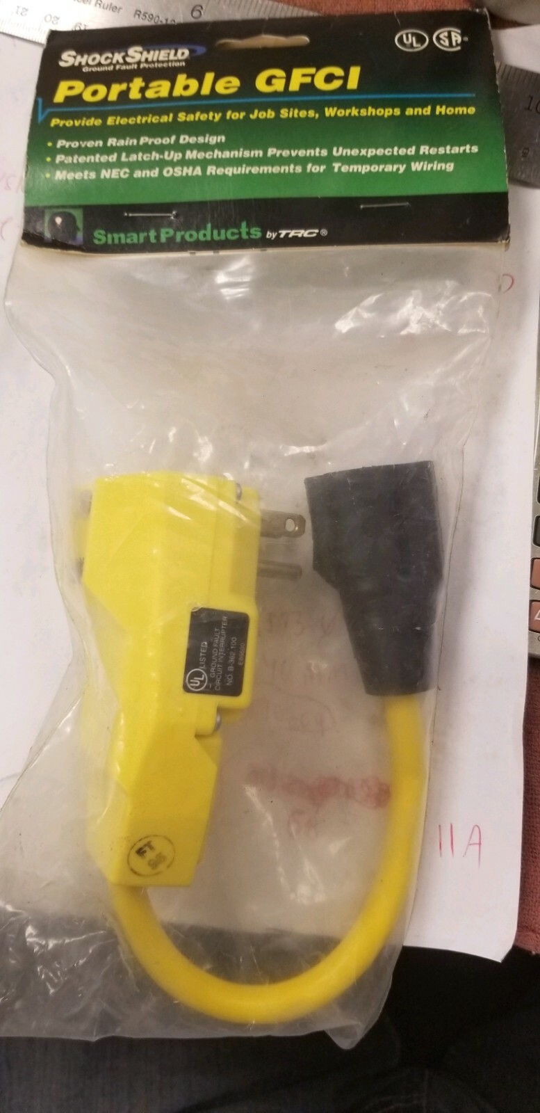 TRC Portable GFCI Shock Shield Ground Fault Protection 90319 for sale ...