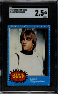 Luke Skywalker 1977 Topps #1 Base Price Guide - Sports Card Investor