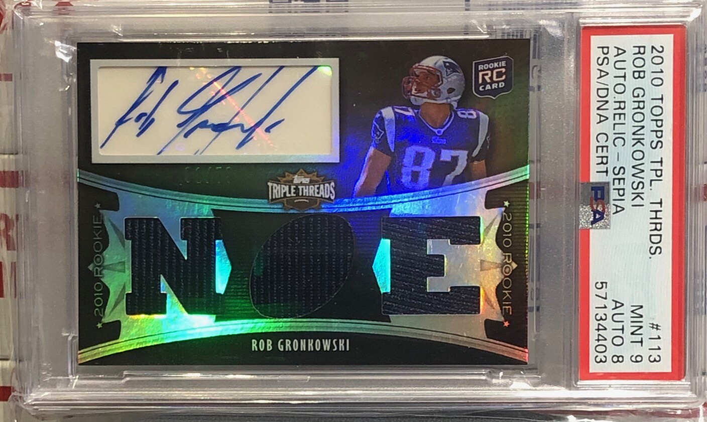 Rob Gronkowski Autographed Memorabilia | Signed Photo, Jersey ...