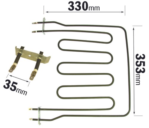 3050W Top Upper Dual Cooker Oven Grill Heater Element for Belling ...