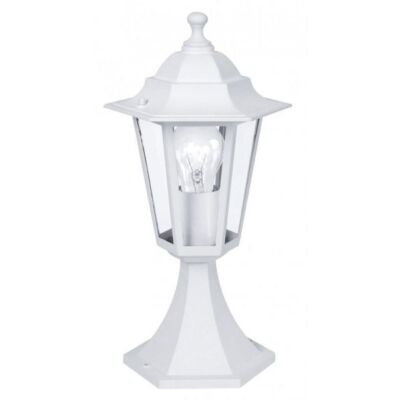 Weiß Durchsichtig Klassisch Stehlampe Außenlampe Garten 1x60W/E27 20 ...