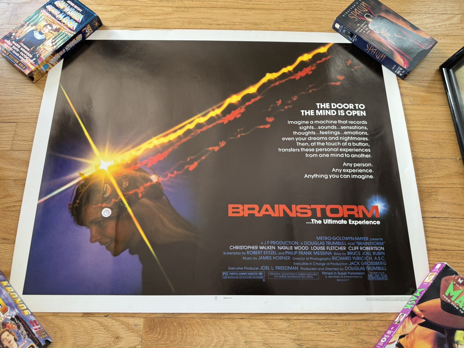 1983 BRAINSTORM original theatrical 1/2 Sheet SCI-FI movie poster 22 X ...