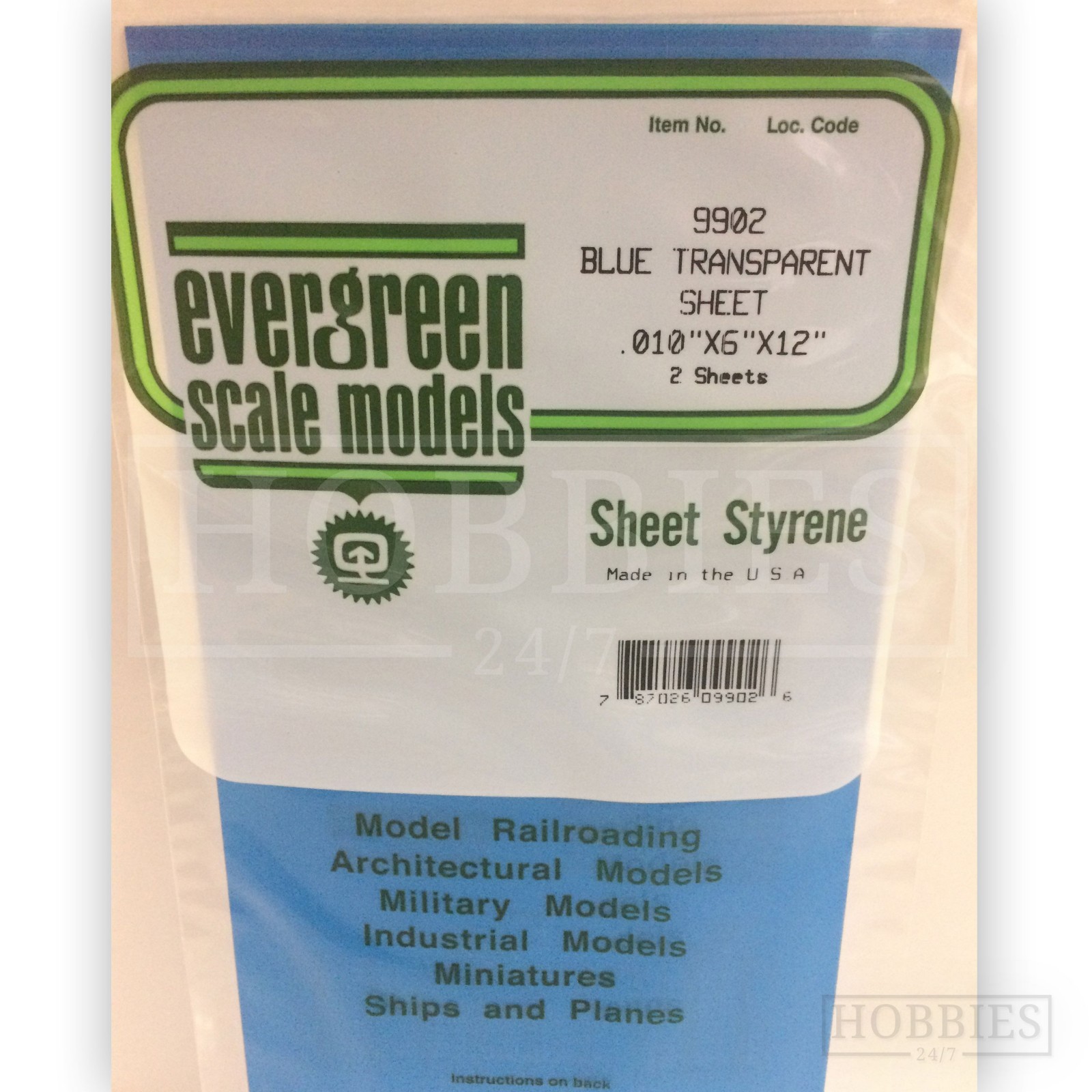 Evergreen Polystyrene Sheet Styrene Model Scratch Building Plastic ...