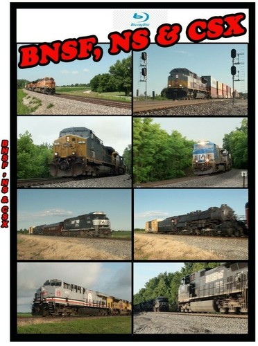 BNSF NS CSX Railroad Blu-ray BNSF, NS, N&W 2156, CSX, Walton, KY PLEASE READ NEW | eBay