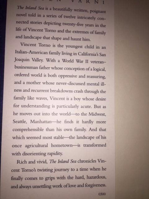 The Inland Sea: Fiction Varni, Steven HC DJ 1st/1st Free Shipping LIKE ...