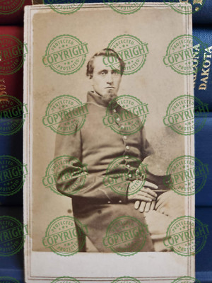 Cdv of Jonathan Davidson of the 23rd NY Inf. And 4th NY Heavy Artillery ...