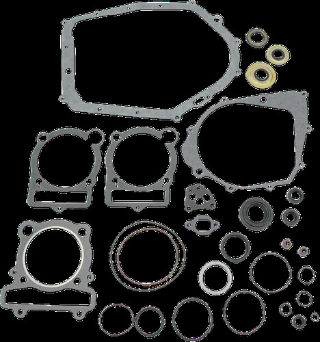 Moose Complete Engine Rebuild Gasket Kit with Oil Seals Yamaha Raptor ...